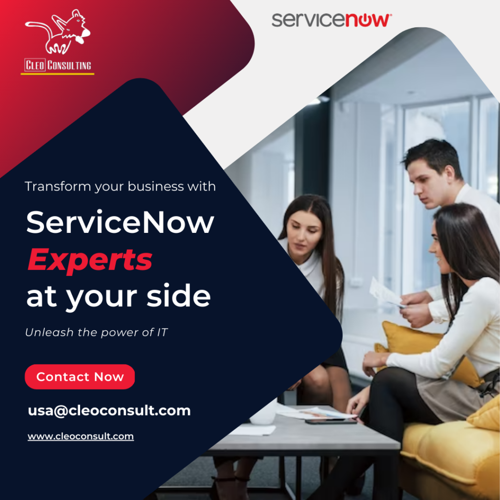 ServiceNow Consultant - Cleo Consulting